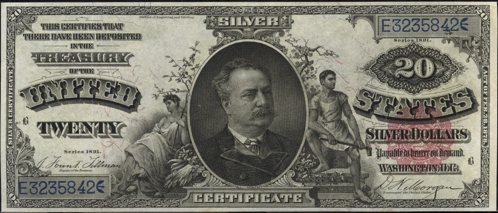 $20 Silver Certificates Values (Star, Fancy SN#, Error & More) - Serial ...