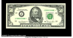 1981 $50 Federal Reserve Notes Values (Star, Fancy SN# & More) - Serial ...