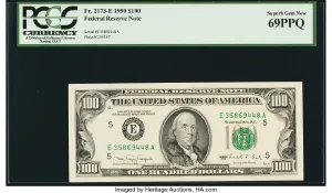 1990 $100 Federal Reserve Notes Values (Star, Fancy SN# & More ...