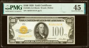 Gold Certificates $100 Dollar Bill Value Chart, Serial Number Lookup ...