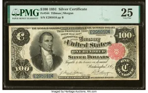 Silver Certificates $100 Dollar Bill Value Chart, Serial Number Lookup ...