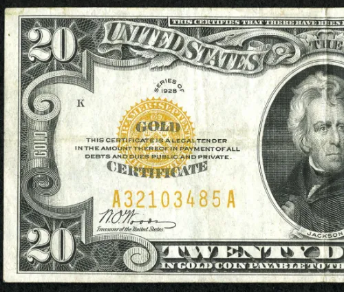 1928 $20 Gold Certificates Values (Star, Fancy SN#, Error & More ...