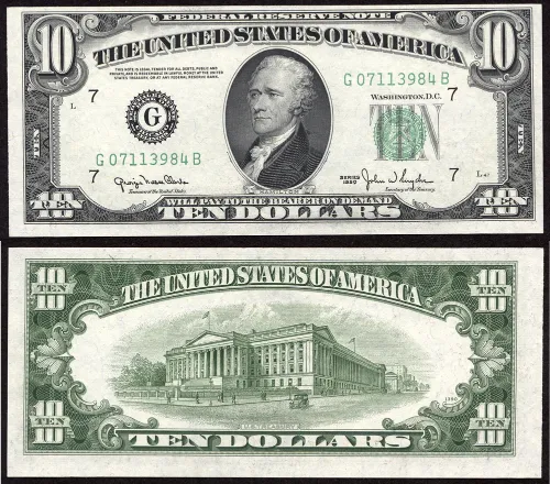 $10 Silver Certificates Values (Star, Fancy SN#, Error & More) - Serial ...
